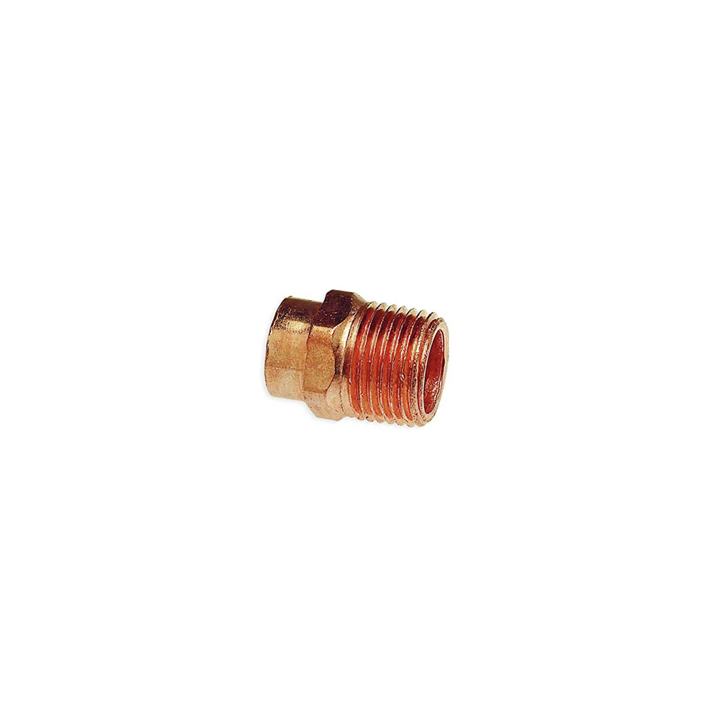 COPPER NIPPLE ADAPTER 1/2″ MIP | ABQ Sunport Warehouse